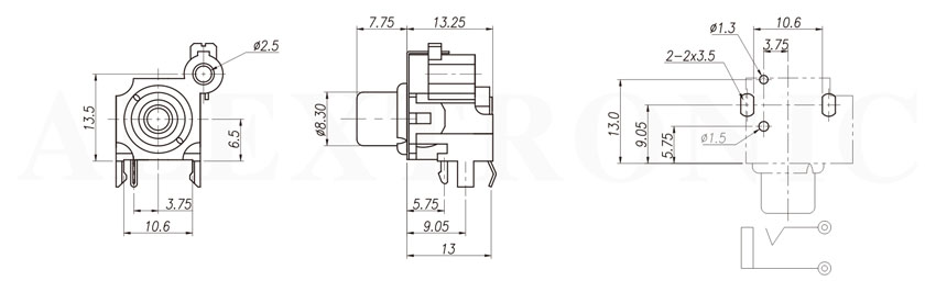 RCA Jack(PIN Jack) - ALEXTRONIC - Professional in Metal & Plastic Parts ...