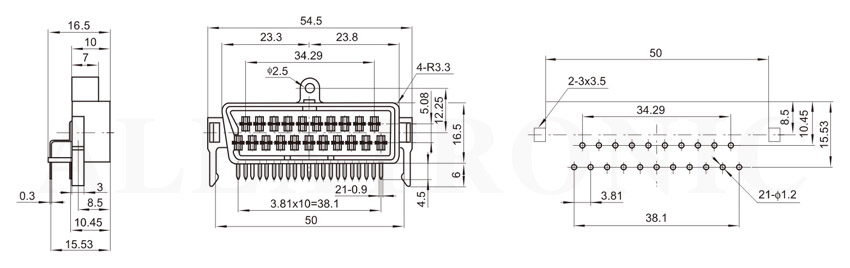 SCART Socket - ALEXTRONIC - Professional in Metal & Plastic Parts ...